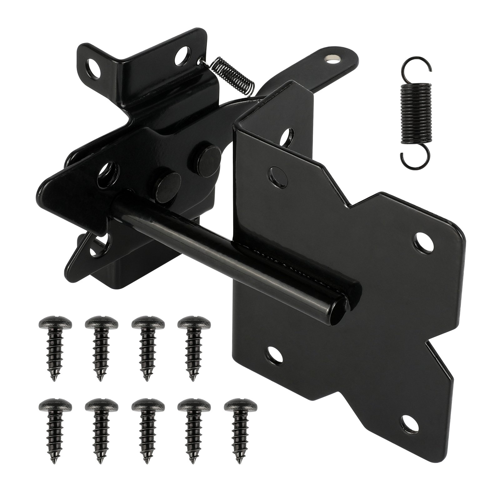 Stainless Steel Gravity Gate Latch – Self-Locking Post Mount Gate Lock ...